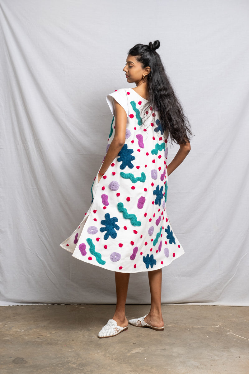 Julie Punch Needle Dress – Isabel de Villiers Clothing