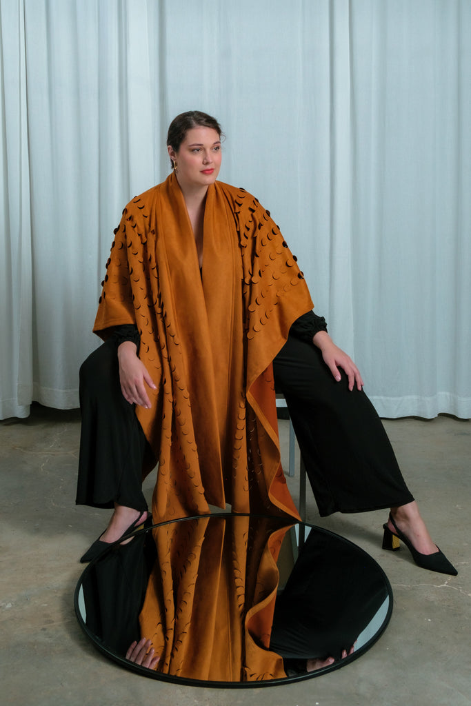 Laser Cut Wrap | Amber – Isabel de Villiers Clothing